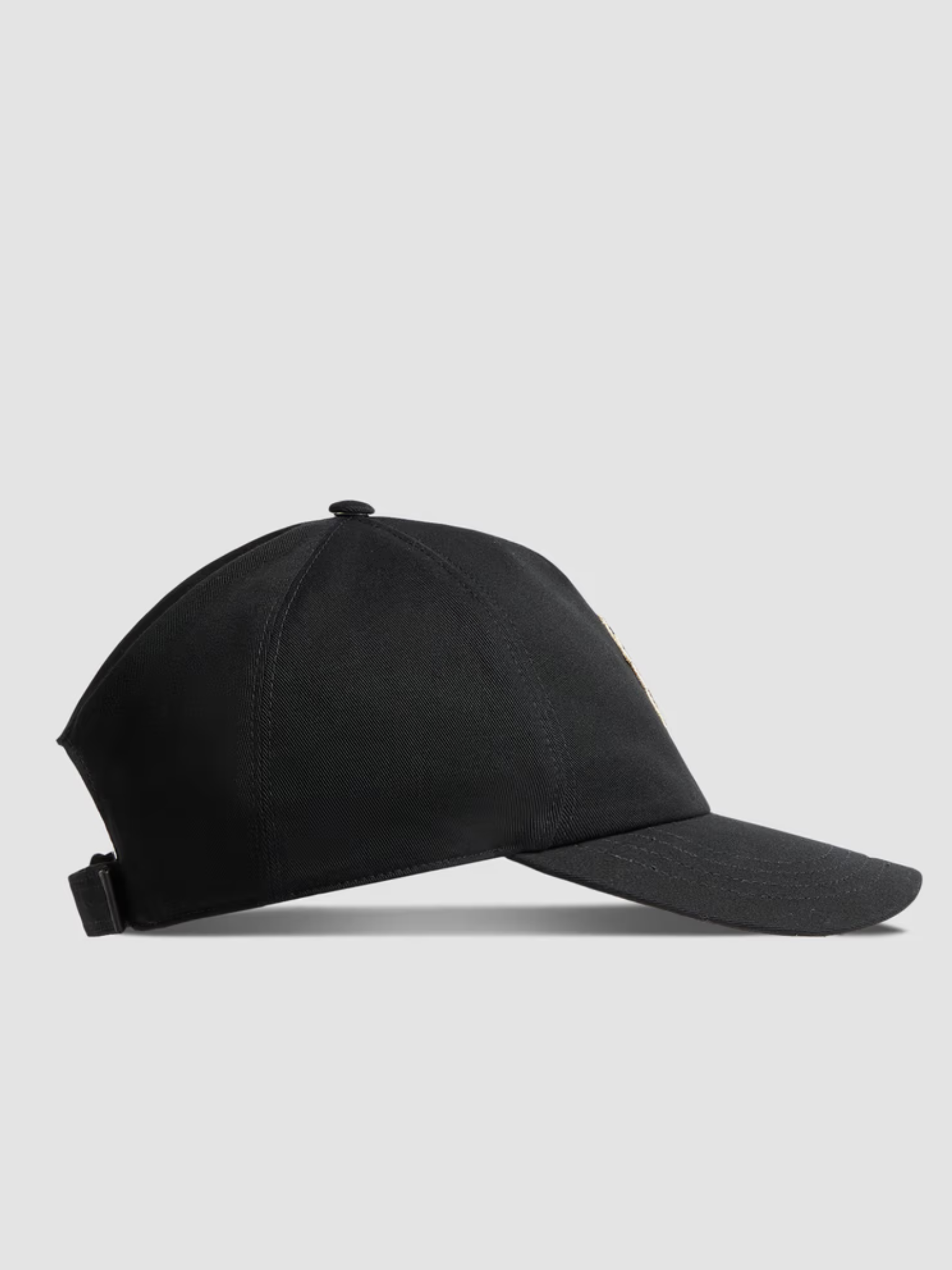 MONCLER GRENOBLE Gabardine Logo Patch Baseball Cap Black – MAISONDEFASHION.COM