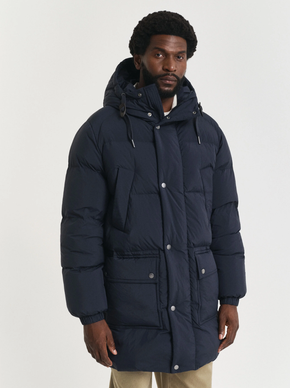 GANT Down Puffer Parka Evening Blue – MAISONDEFASHION.COM