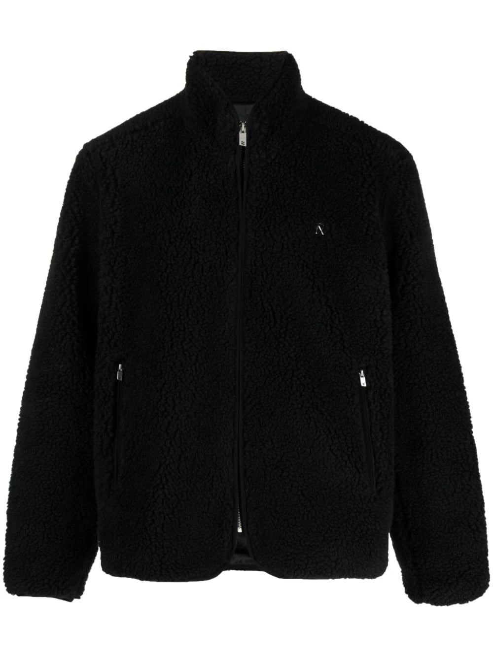 REPRESENT Fleece Zip Through Jacket Jet Black – MAISONDEFASHION.COM