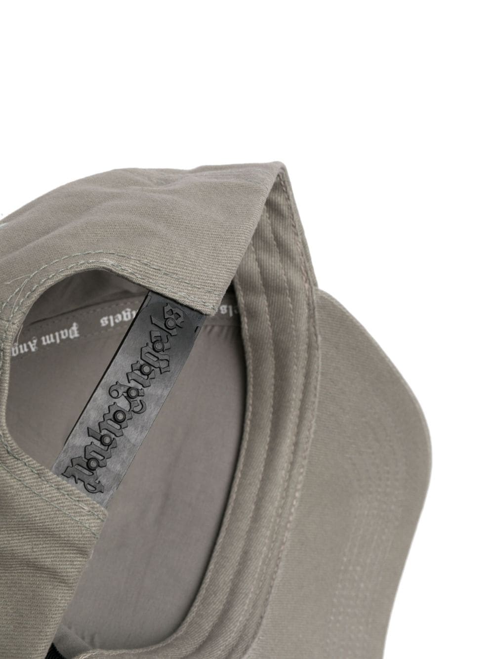 PALM ANGELS "Enzo" Cap Light Grey/Orange – MAISONDEFASHION.COM