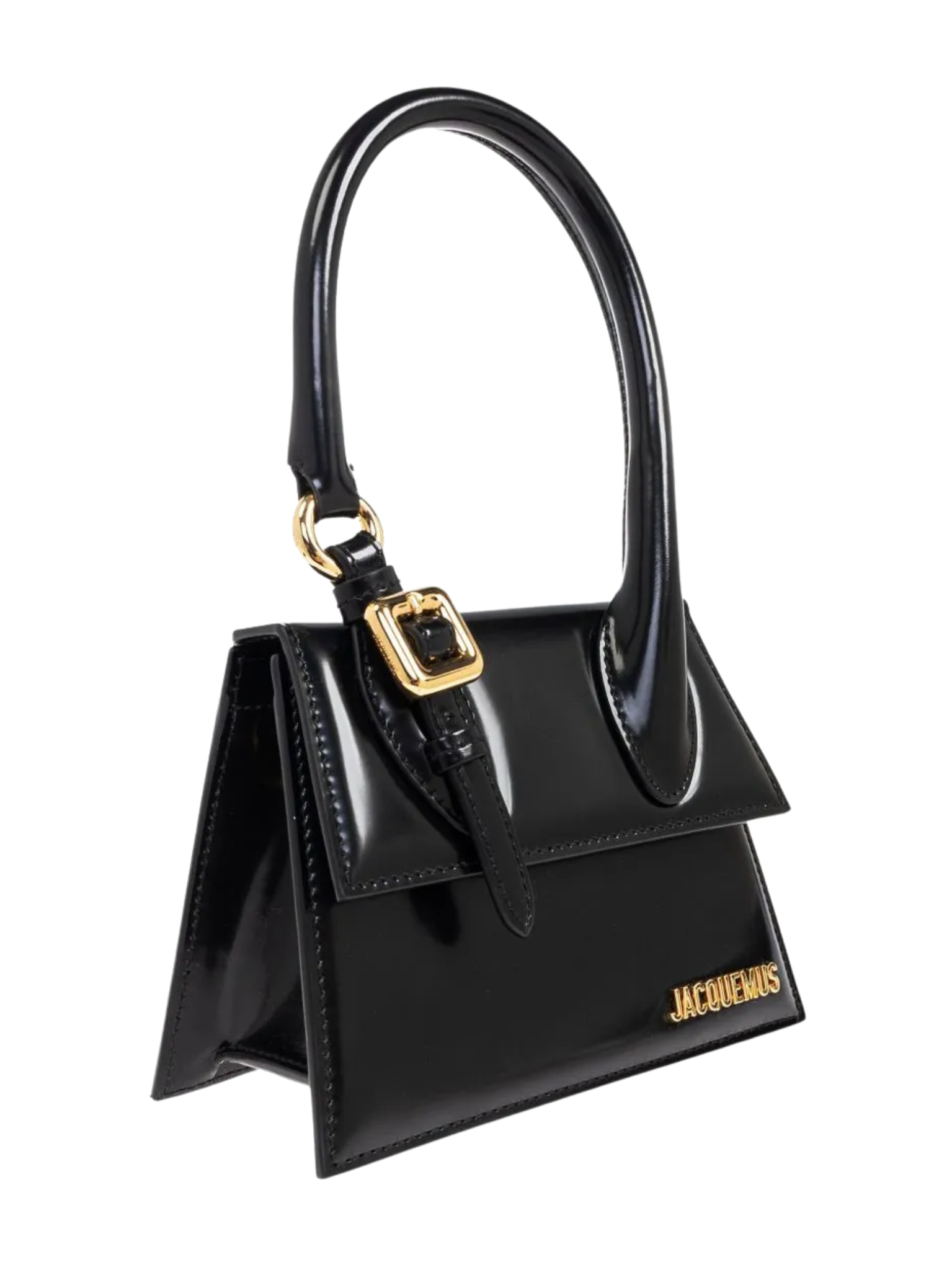 JACQUEMUS WOMEN Le Chiquito Moyen Boucle Handbag Black ...
