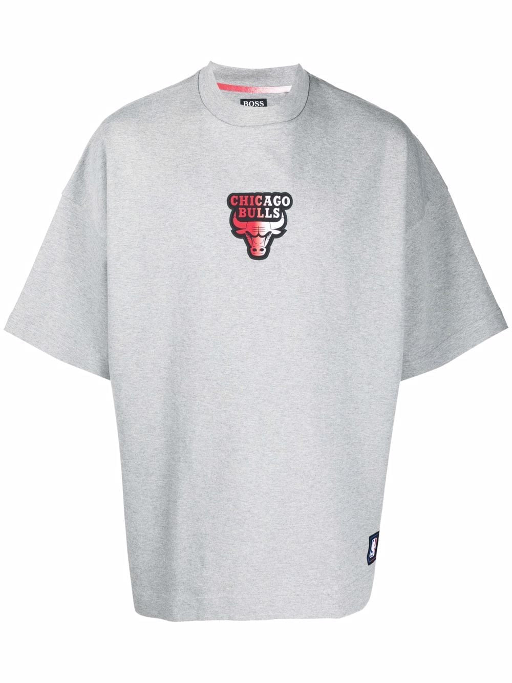 BOSS X NBA Chicago Bulls Logo Oversized T-Shirt Grey – MAISONDEFASHION.COM