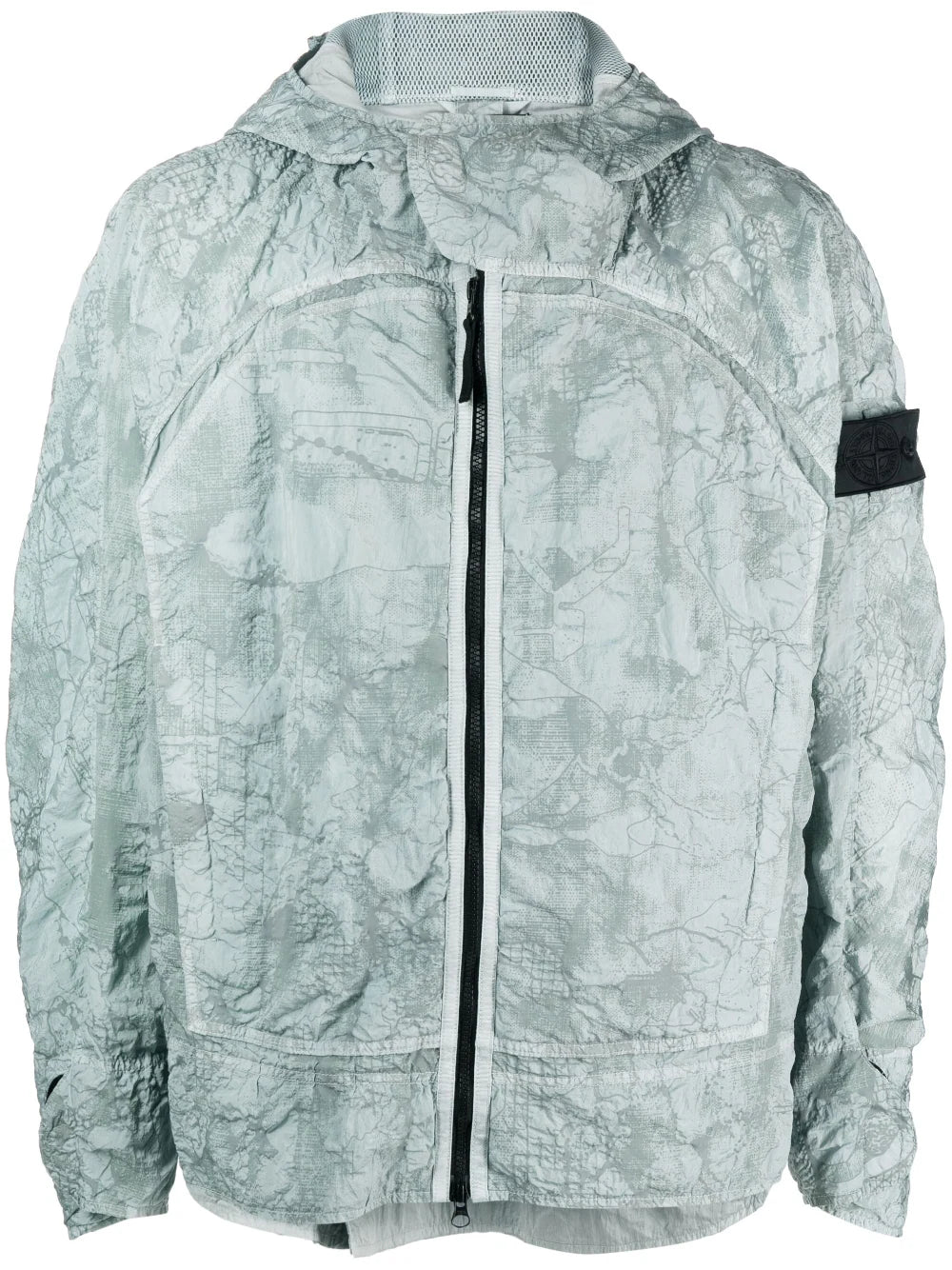 STONE ISLAND SHADOW PROJECT Regenerated Nylon Parka Jacket Grey ...