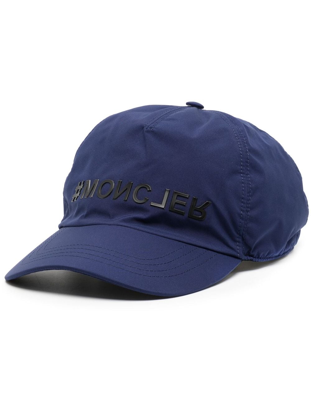 MONCLER GRENOBLE Logo Patch Baseball Cap Navy – MAISONDEFASHION.COM