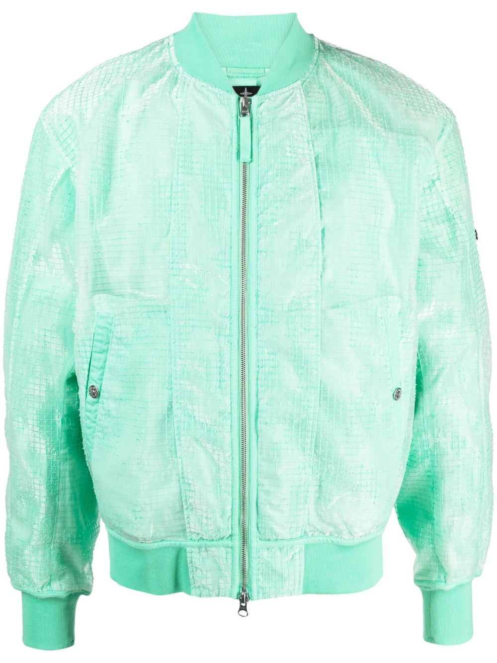 STONE ISLAND SHADOW PROJECT Organza Ripstop Bomber Jacket Green ...