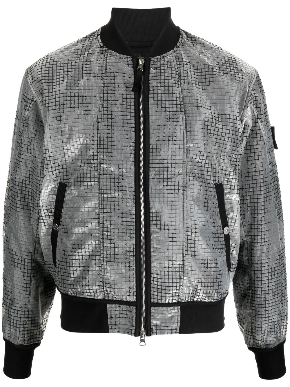 STONE ISLAND SHADOW PROJECT Organza Ripstop Bomber Jacket Black ...