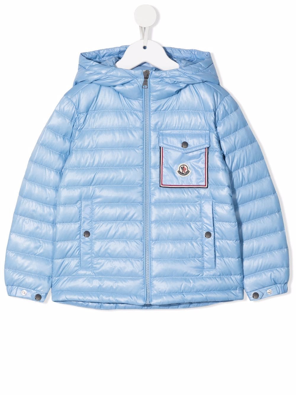 MONCLER KIDS Parvon Padded Jacket Blue – MAISONDEFASHION.COM