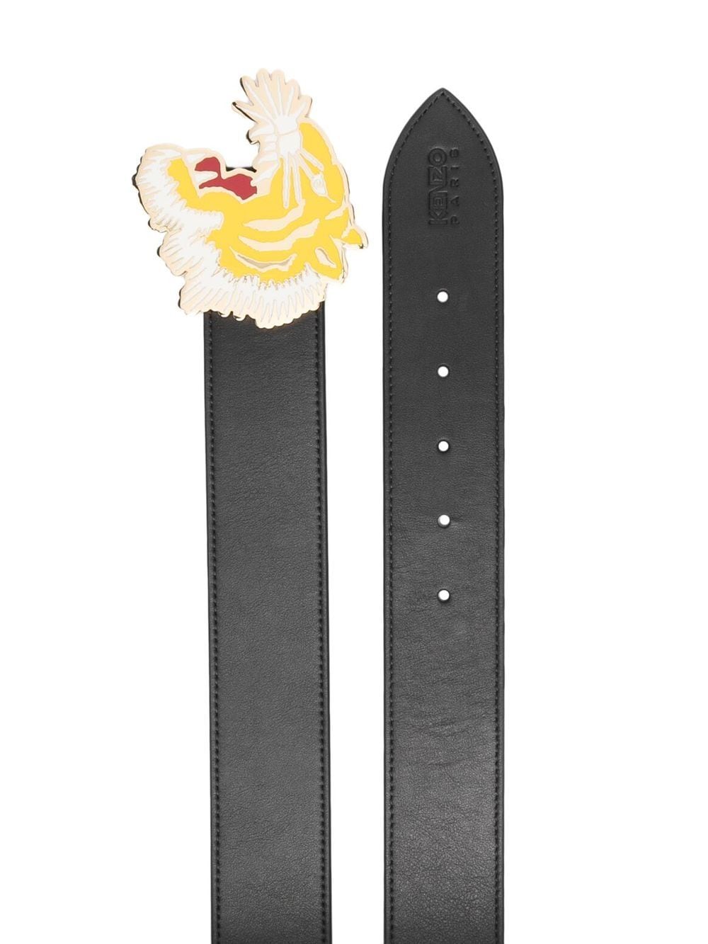 KENZO Reversible Tiger Belt Black/Brown – MAISONDEFASHION.COM