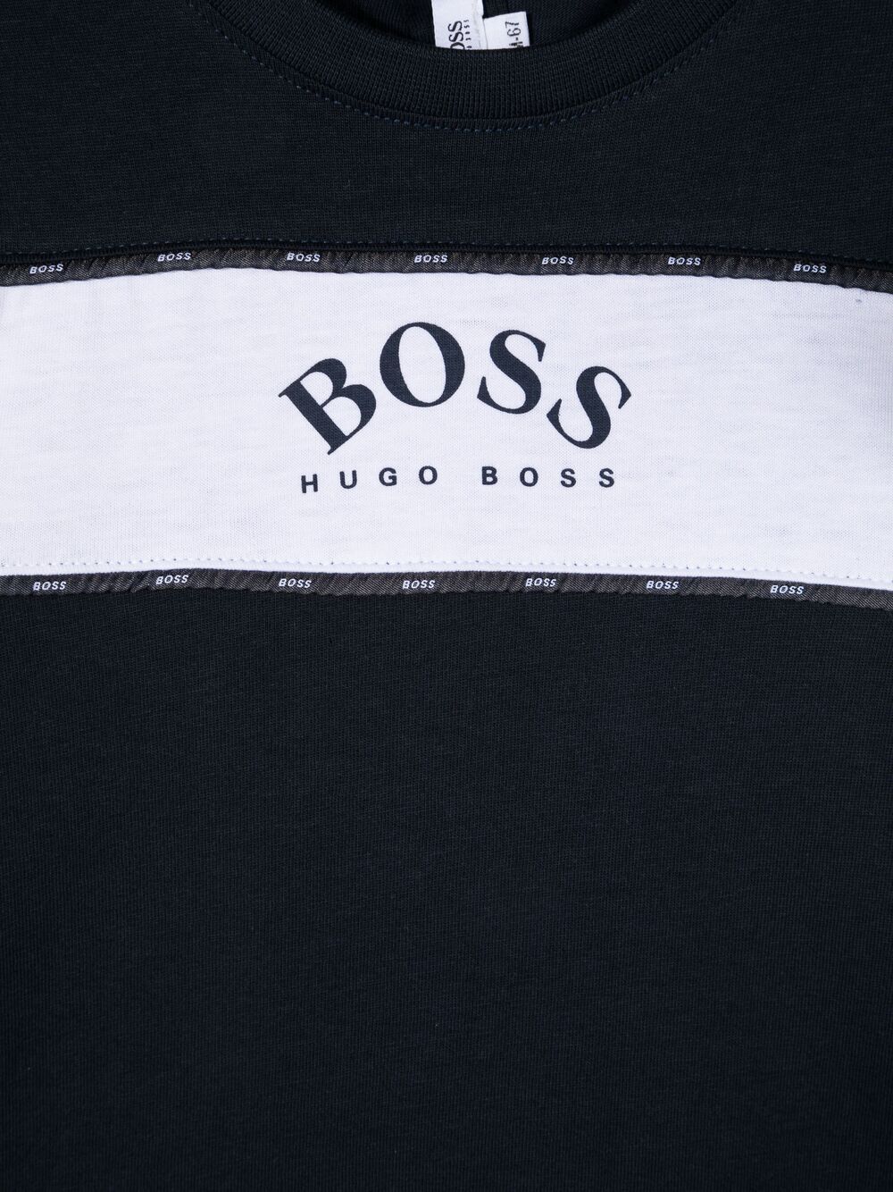 BOSS BABY Logo panel cotton All in One Navy – MAISONDEFASHION.COM