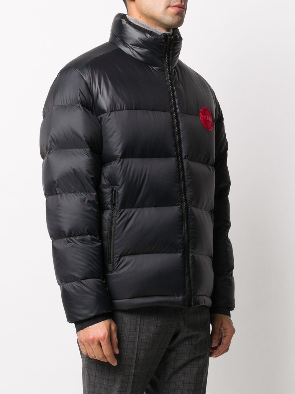 HUGO Circle Logo Puffer Jacket Black – MAISONDEFASHION.COM