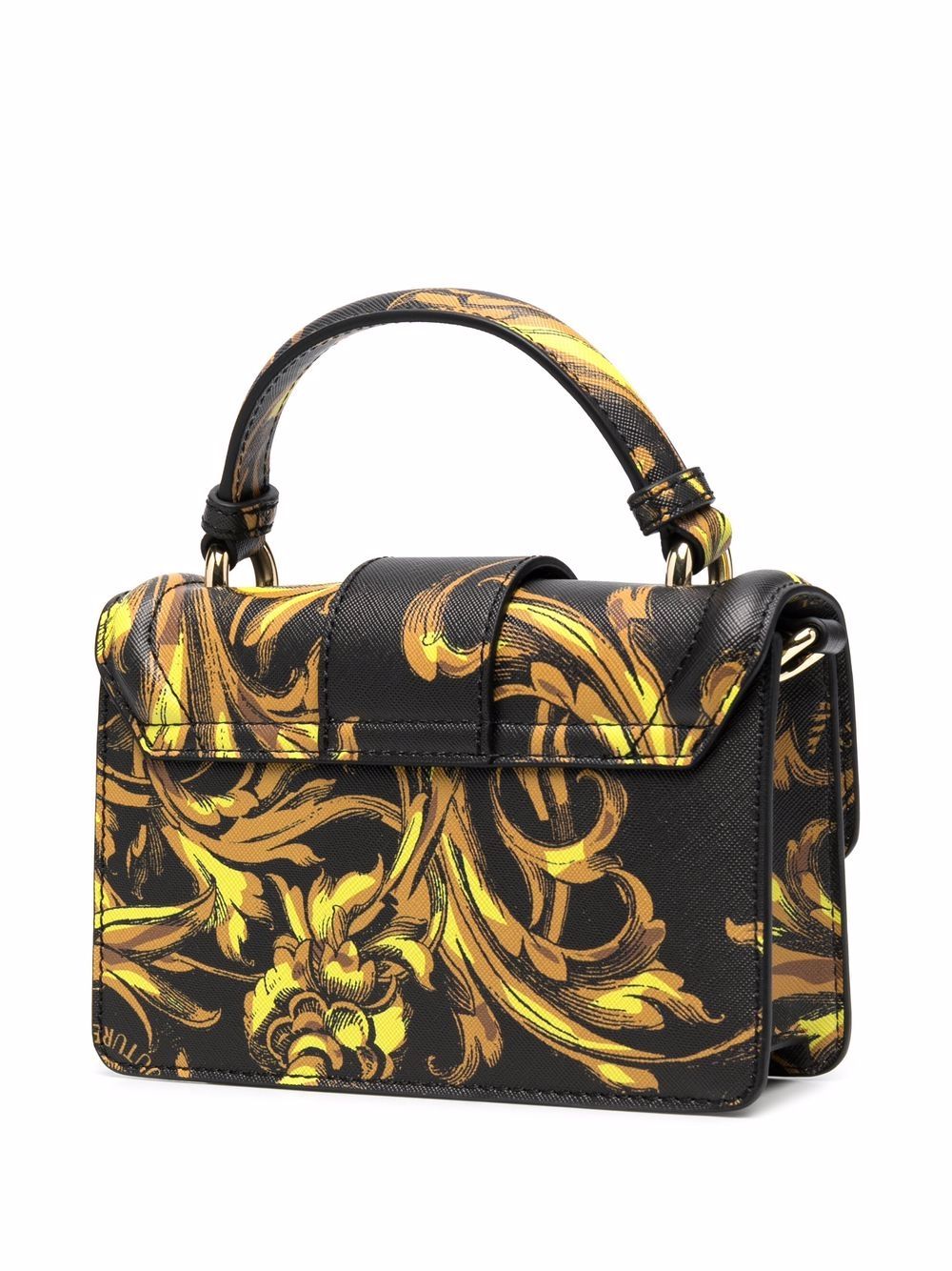 VERSACE JEANS COUTURE WOMEN Baroque Print Bag Black – MAISONDEFASHION.COM
