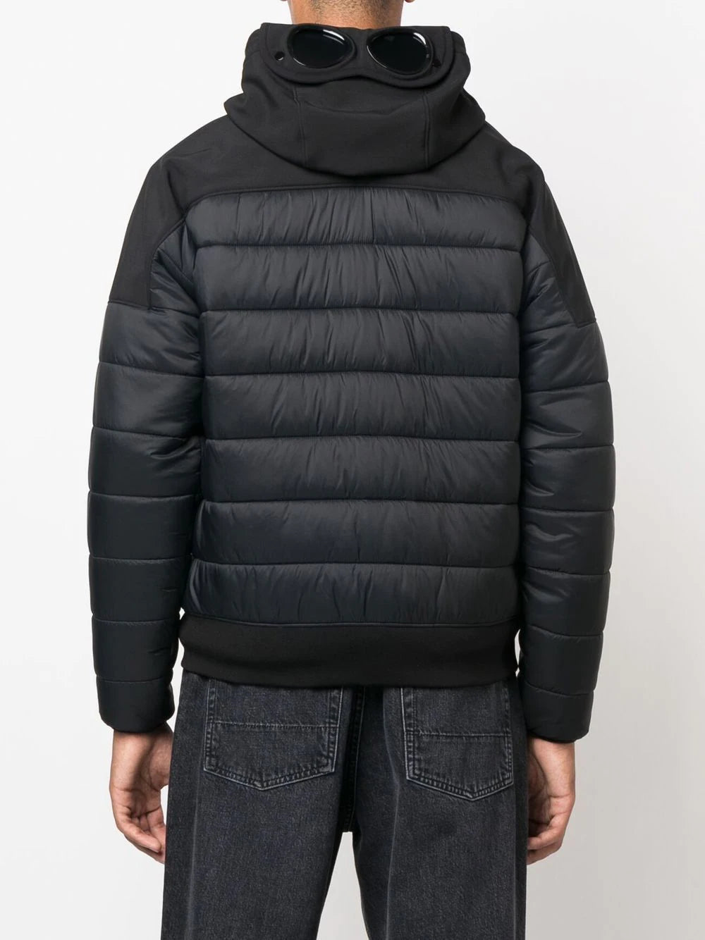 C.P. COMPANY Shell-R Mixed Goggle Jacket Black C.P. COMPANY Shell-R Mixed Goggle Jacket Black