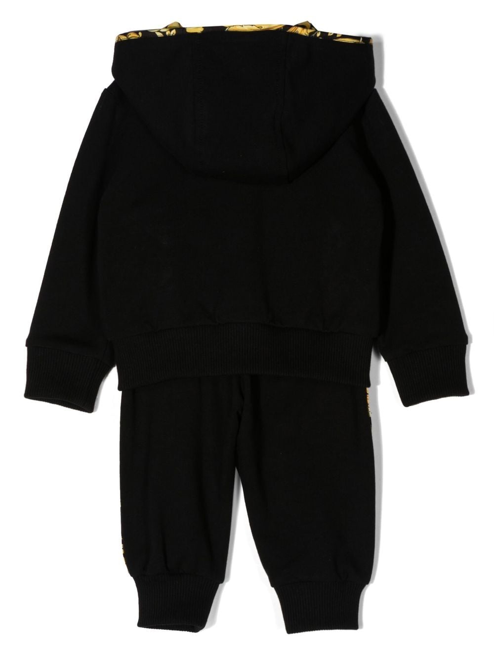 VERSACE BABY Baroque-print Trim Tracksuit Set Black – MAISONDEFASHION.COM