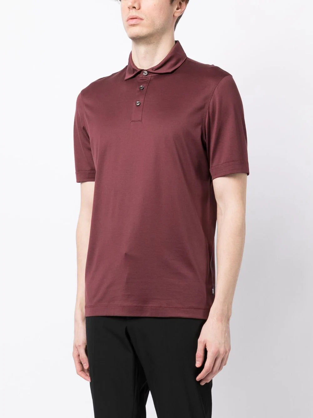 BOSS Press 53 Polo Shirt Dark Red – MAISONDEFASHION.COM