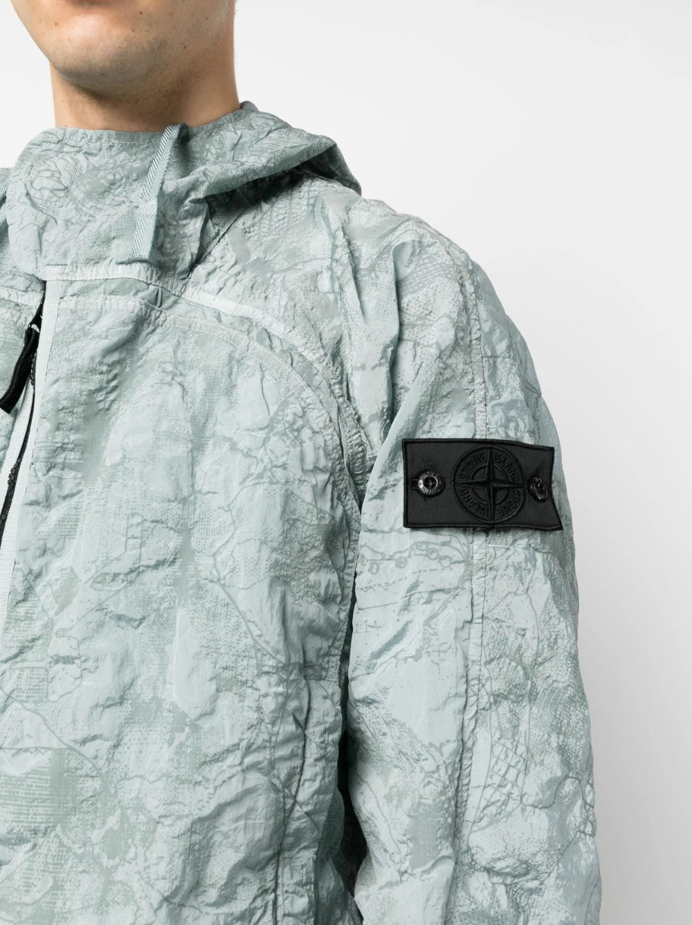 STONE ISLAND SHADOW PROJECT Regenerated Nylon Parka Jacket Grey ...
