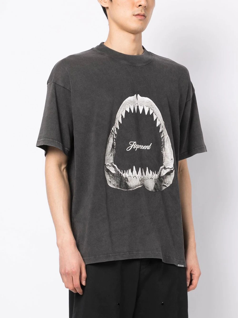 REPRESENT Shark Jaws T-Shirt Vintage Grey – MAISONDEFASHION.COM