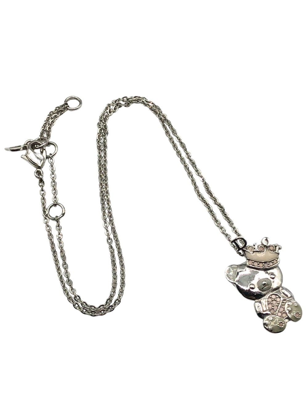DIOR Pre-Loved Bear Crown Necklace – MAISONDEFASHION.COM